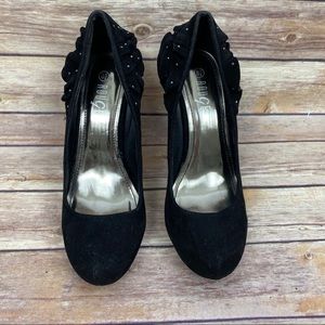 Rouge Helium | Shoes | Rouge Ladies Black Suede Pumps Size 85 | Poshmark